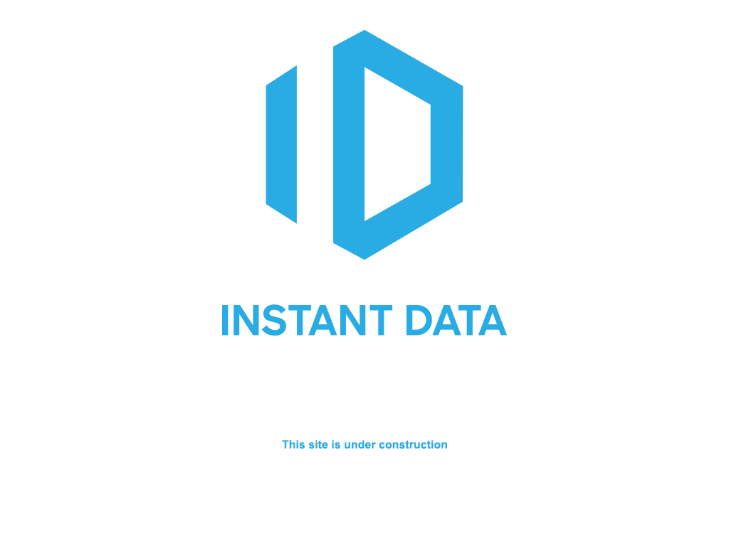 Instant Data GmbH - this website is under construction